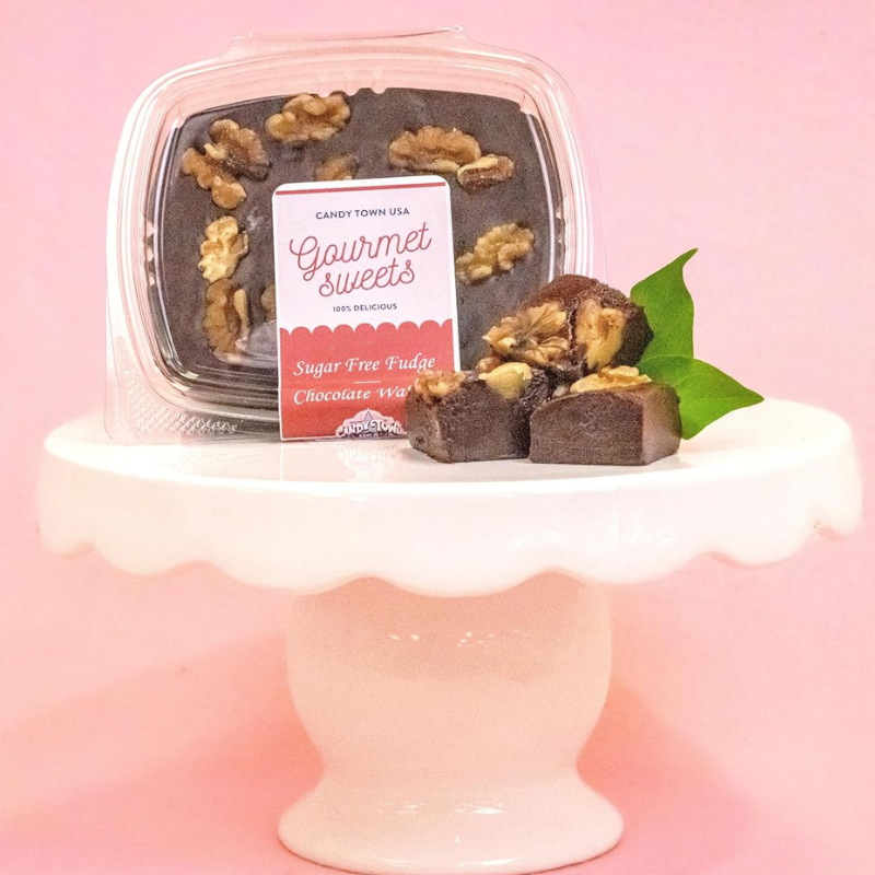 Handcrafted Gourmet Sugar Free Fudge-Chocolate Walnut-gift box ...